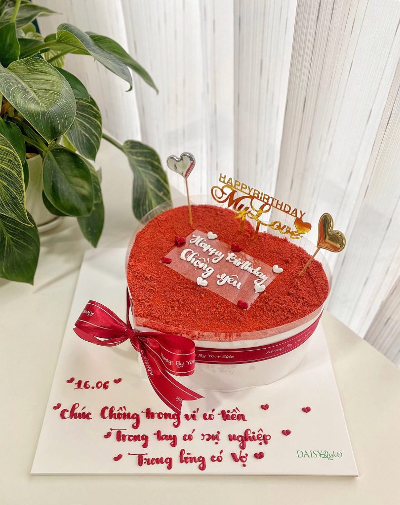 ST6804-Trái Tim Đỏ-Anniversary-Kỉ Niệm Ngày Cưới-Nam-Nữ - DaisyDolce