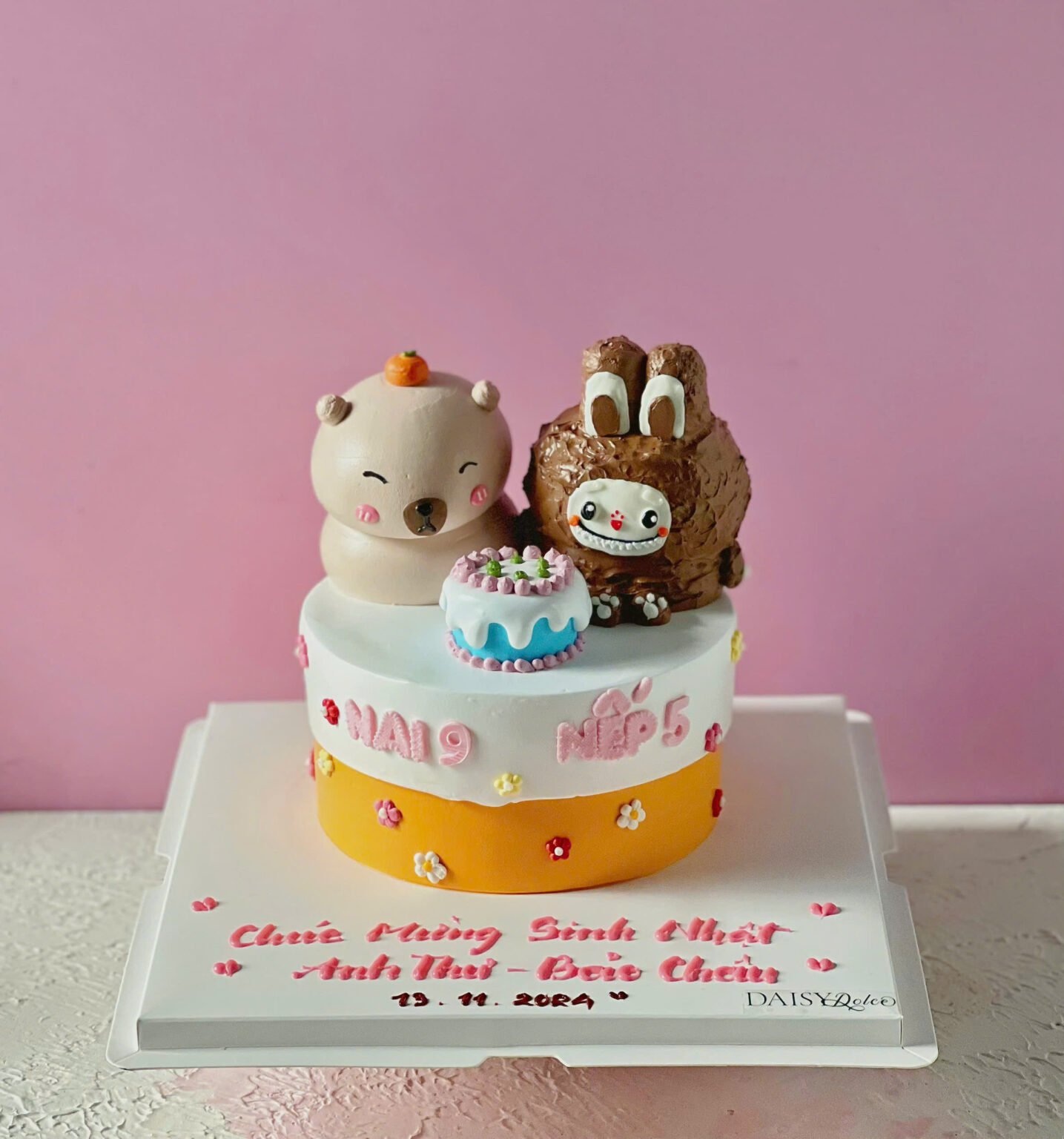 BÁNH TẠO HÌNH CHIBI-CAPYBARA-LABUBU - DaisyDolce
