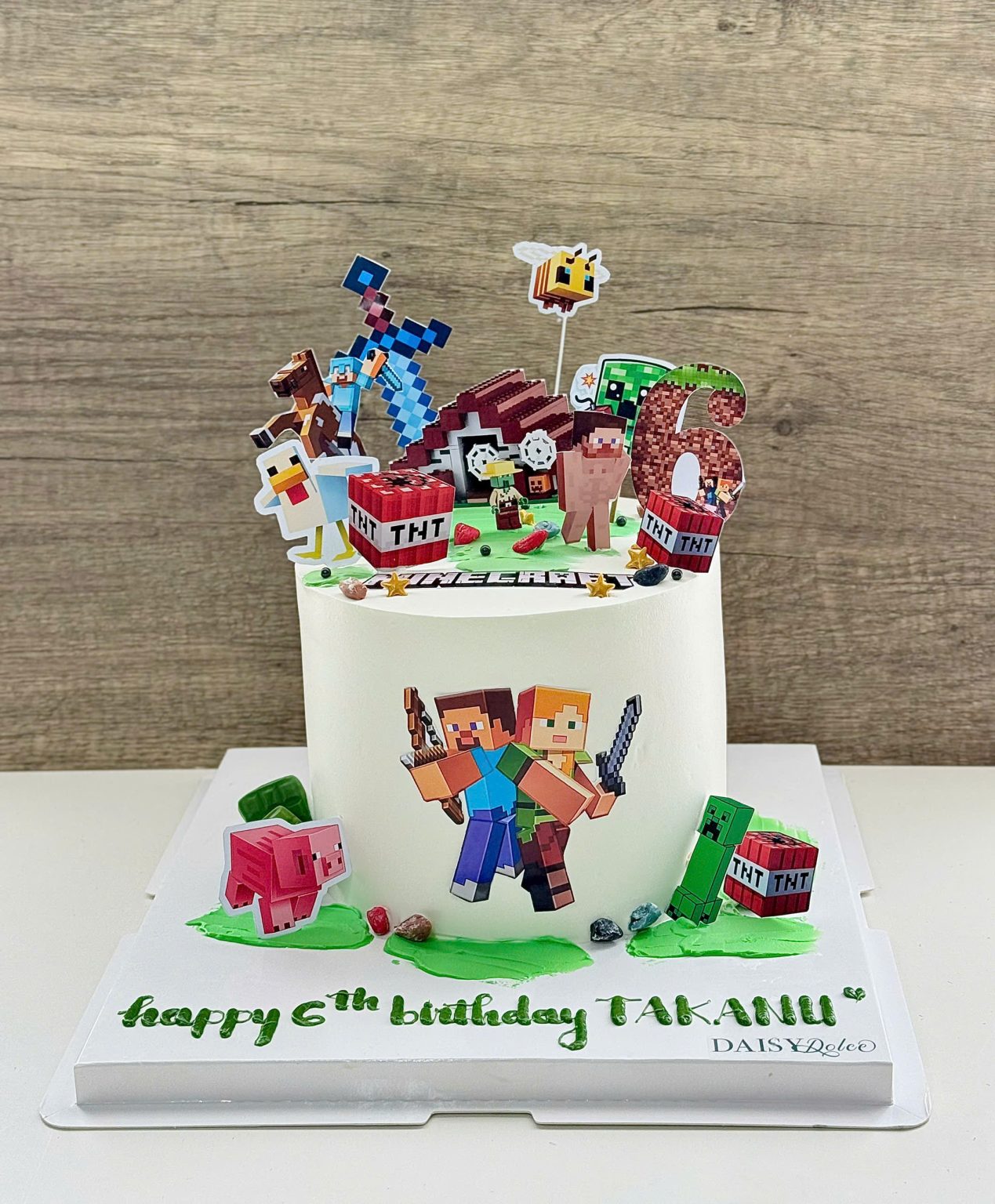 BÁNH IN HÌNH-MINECRAFT - DaisyDolce