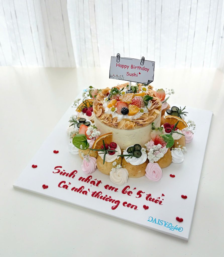 BÁNH KEM BẮP MIX SU KEM - DaisyDolce